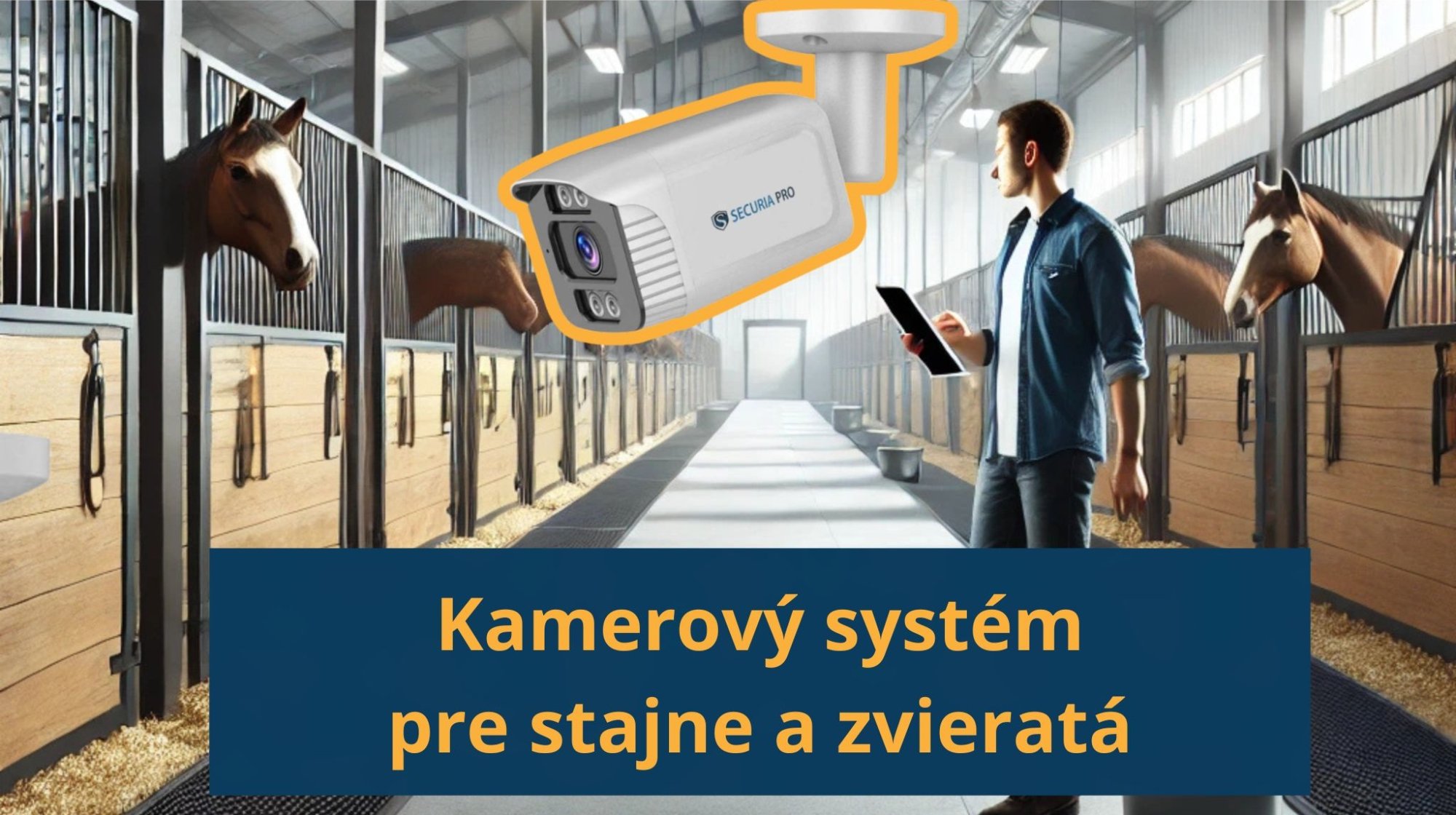 Kamerové systémy pre vaše kone, stajne a hospodárske zvieratá - SecuriaPro.sk